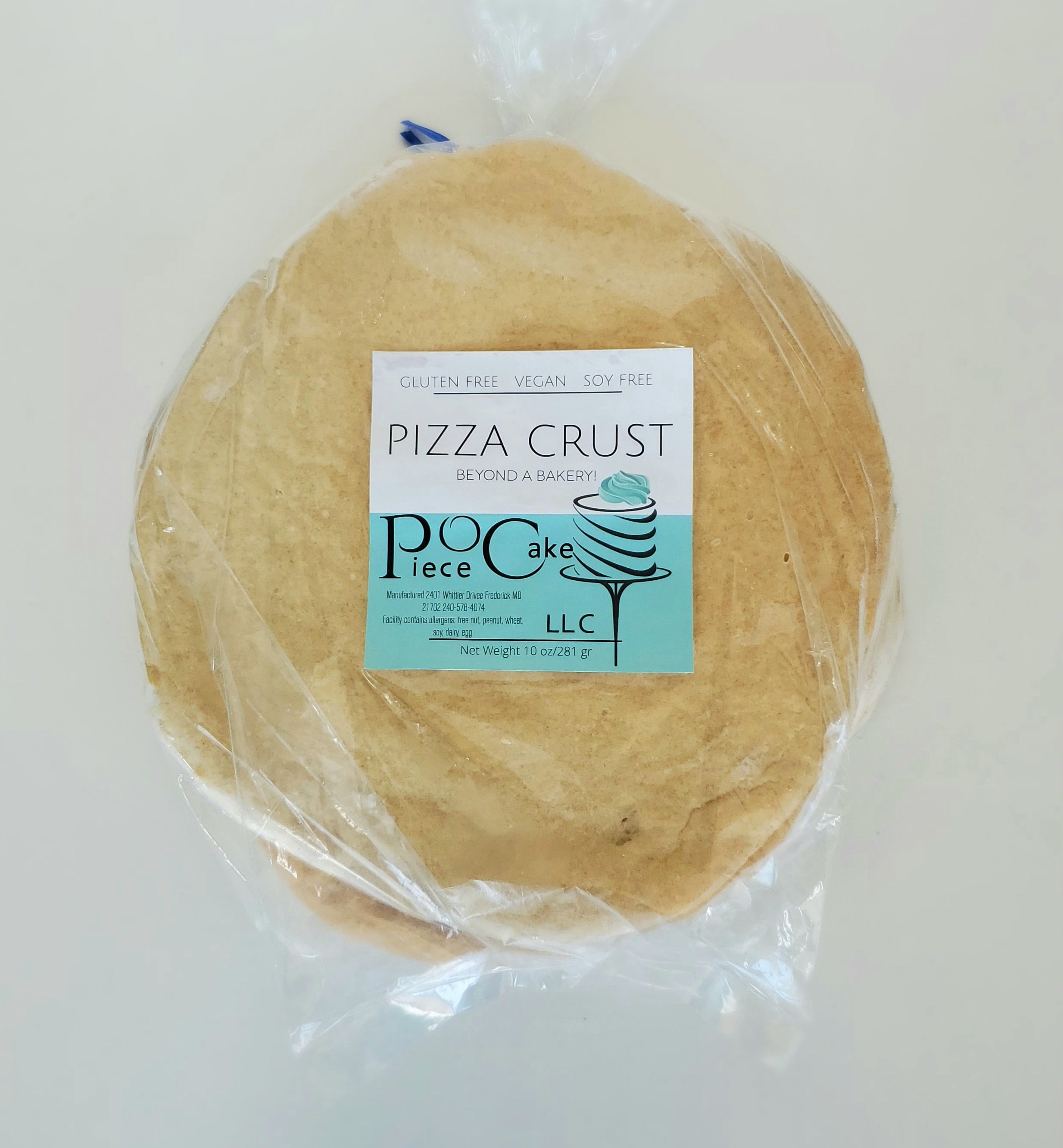 Gluten Free Vegan Pizza Crust | Piece O' Cake