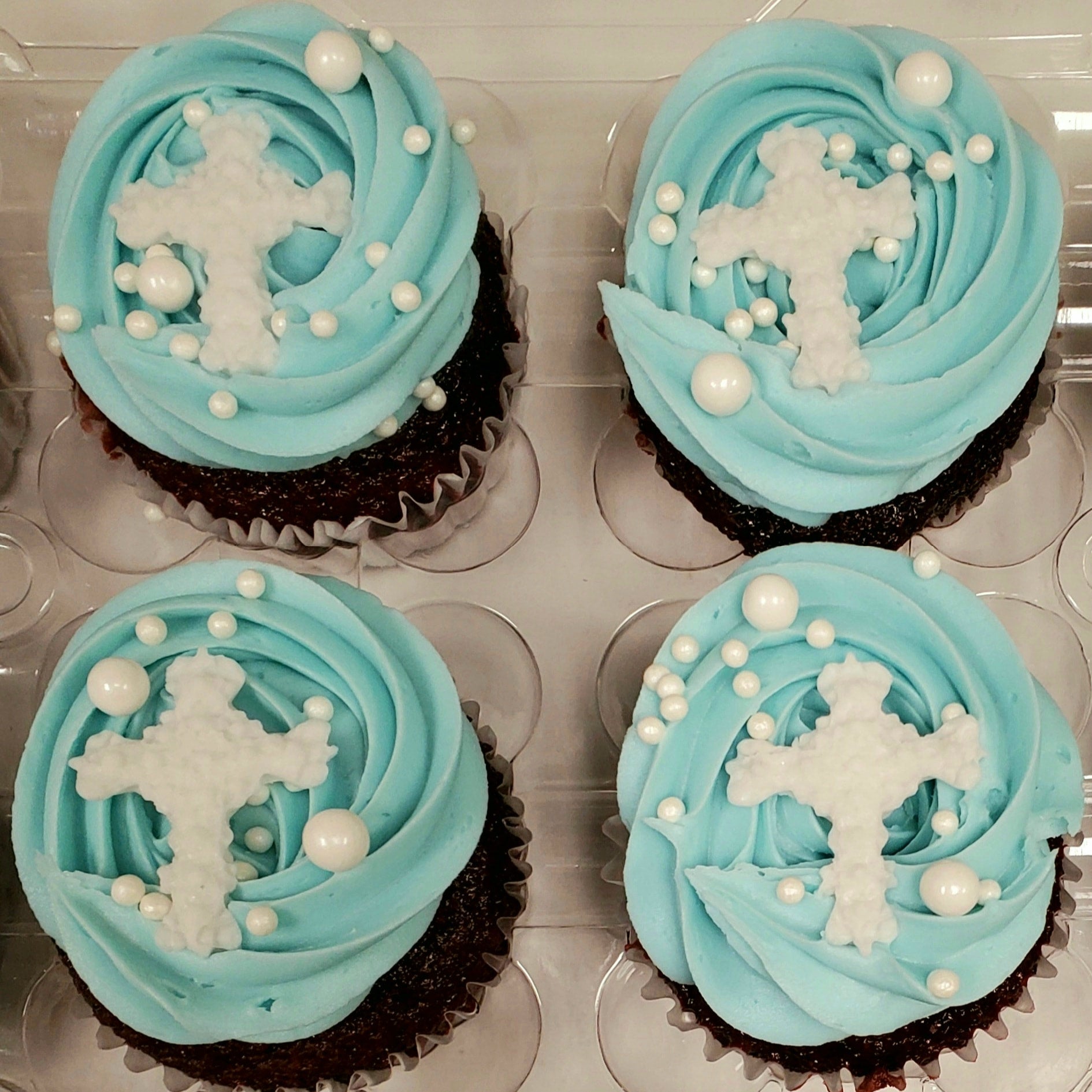 Baptism First Communion Cupcakes | Piece O' Cake